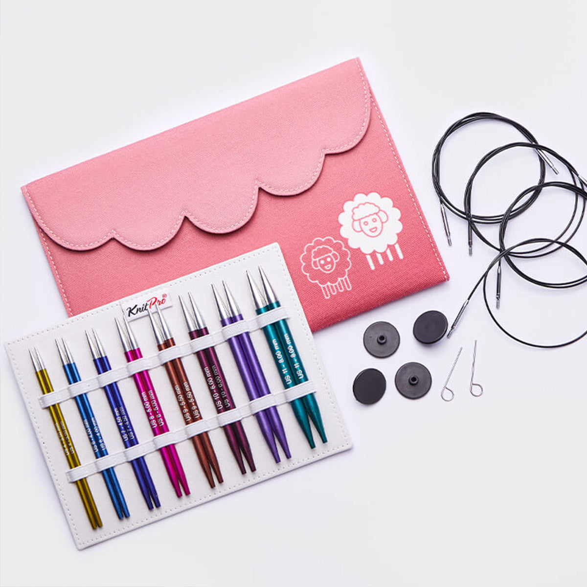 Kit d'Interchangeables Zing Deluxe - Knit Pro - Lili Comme Tout
